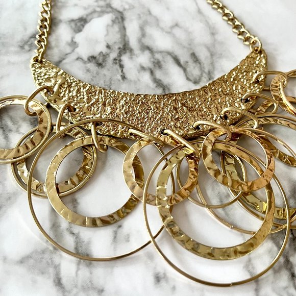Erica Lyons | Jewelry | Erica Lyons Gold Statement Necklace | Poshmark